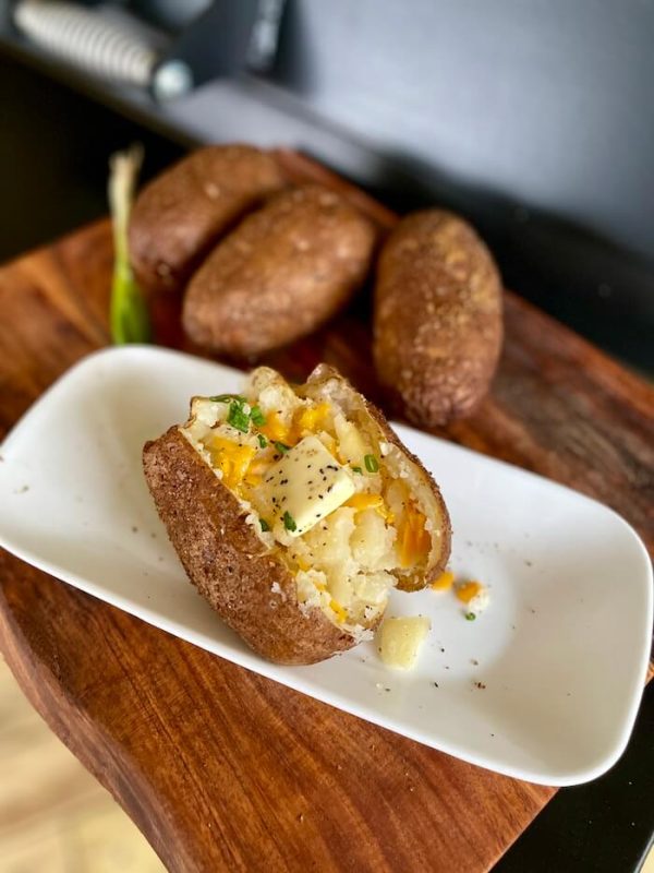 Smoked Baked Potatoes on the Pellet Grill | Pellets and Pits
