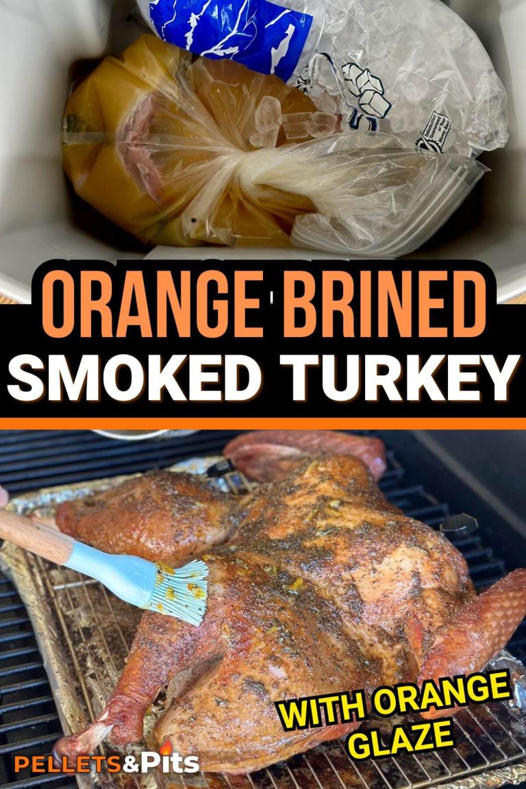 Orange Glazed Smoked Turkey with Orange Juice Brine | Pellets and Pits