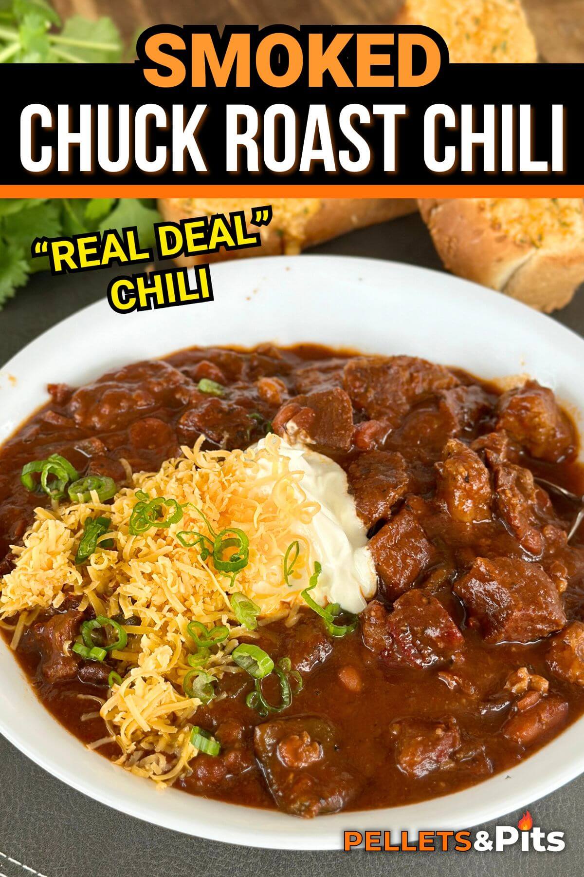 Smoked Chuck Roast Chili | Pellets and Pits