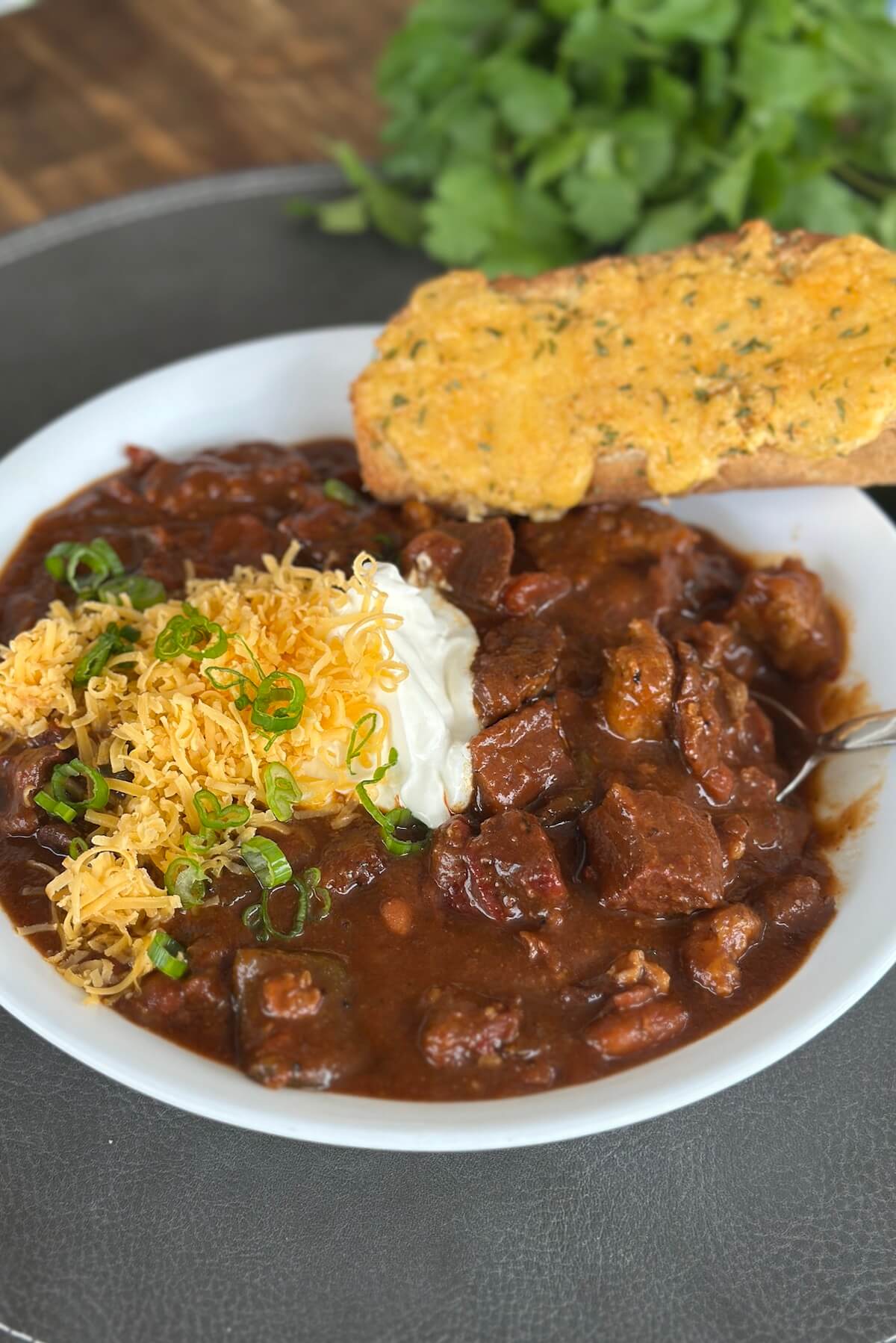 Smoked Chuck Roast Chili | Pellets and Pits