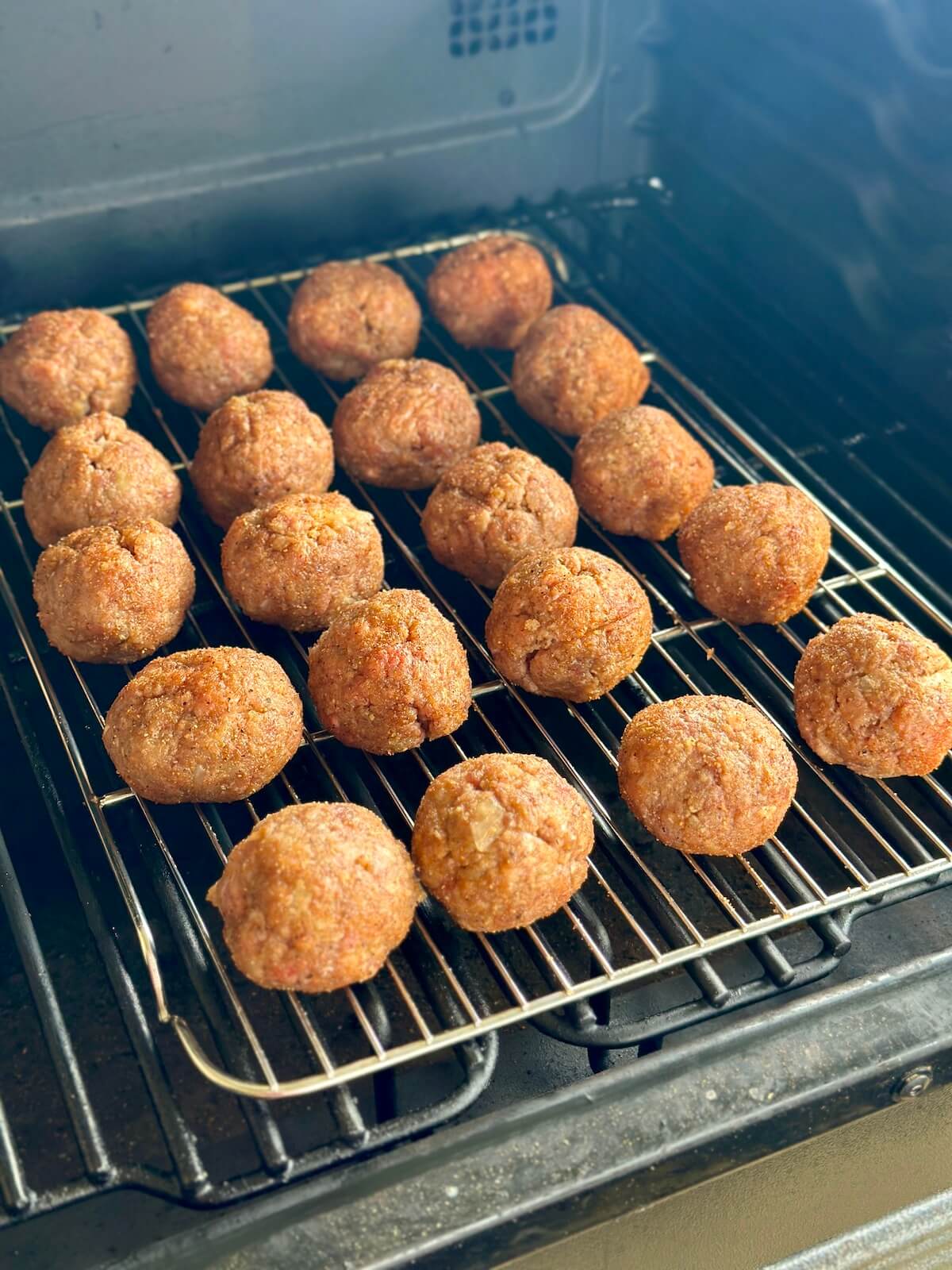 Smoked Barbecue Meatballs | Pellets and Pits