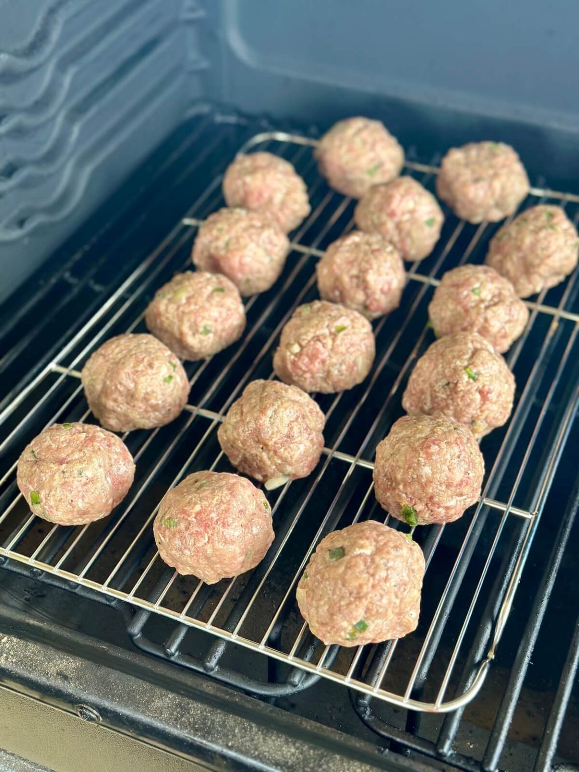 Smoked Philly Cheesesteak Meatballs | Pellets and Pits
