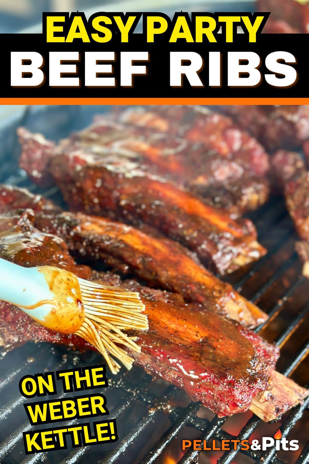 Direct Heat Beef Ribs - Party Ribs Style | Pellets and Pits