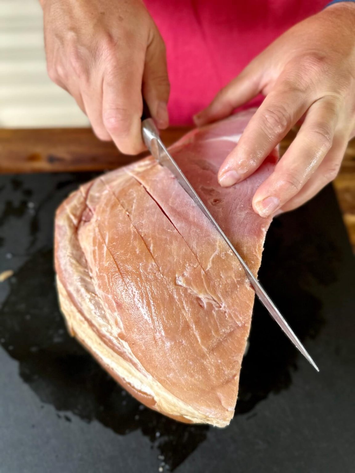 Rotisserie Ham with Coca Cola Glaze | Pellets and Pits