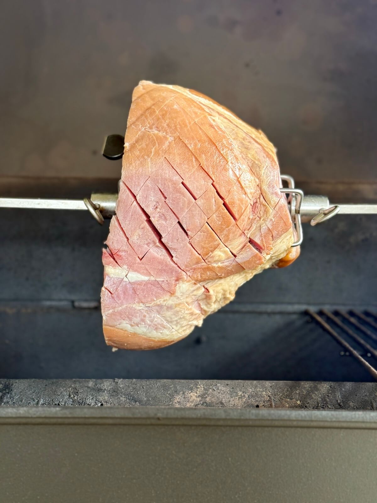 Rotisserie Ham with Coca Cola Glaze | Pellets and Pits