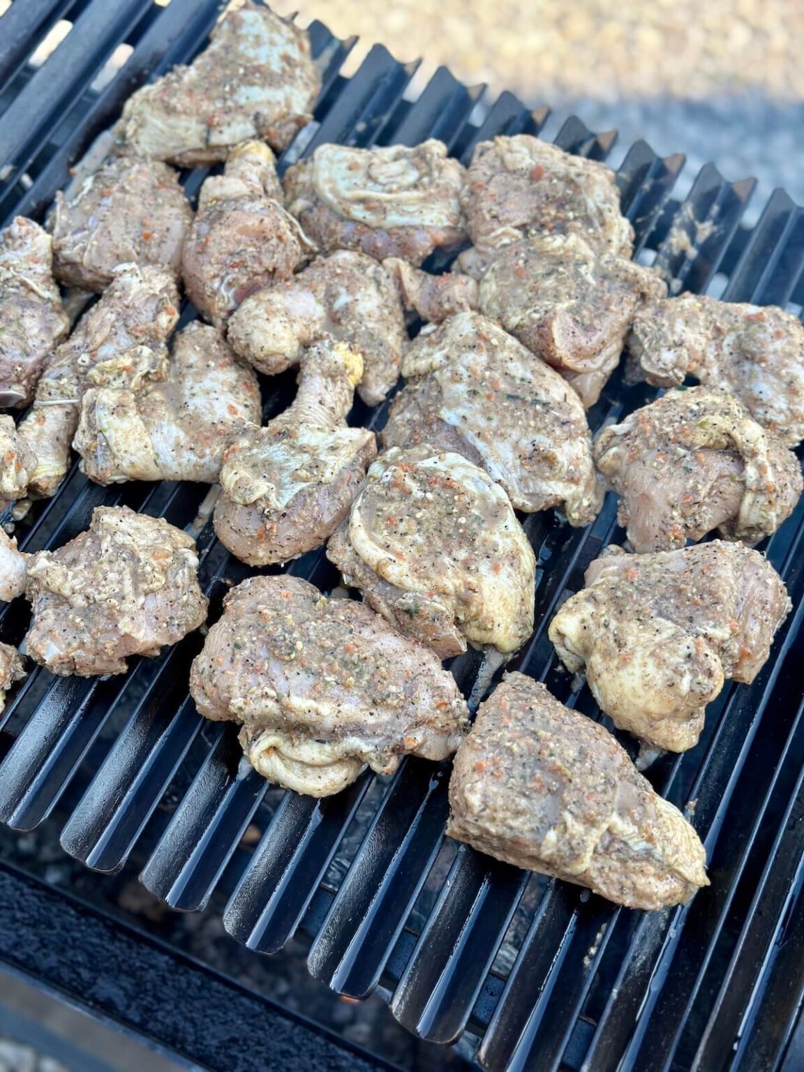 Grilled Jamaican Jerk Chicken with Homemade Marinade | Pellets and Pits