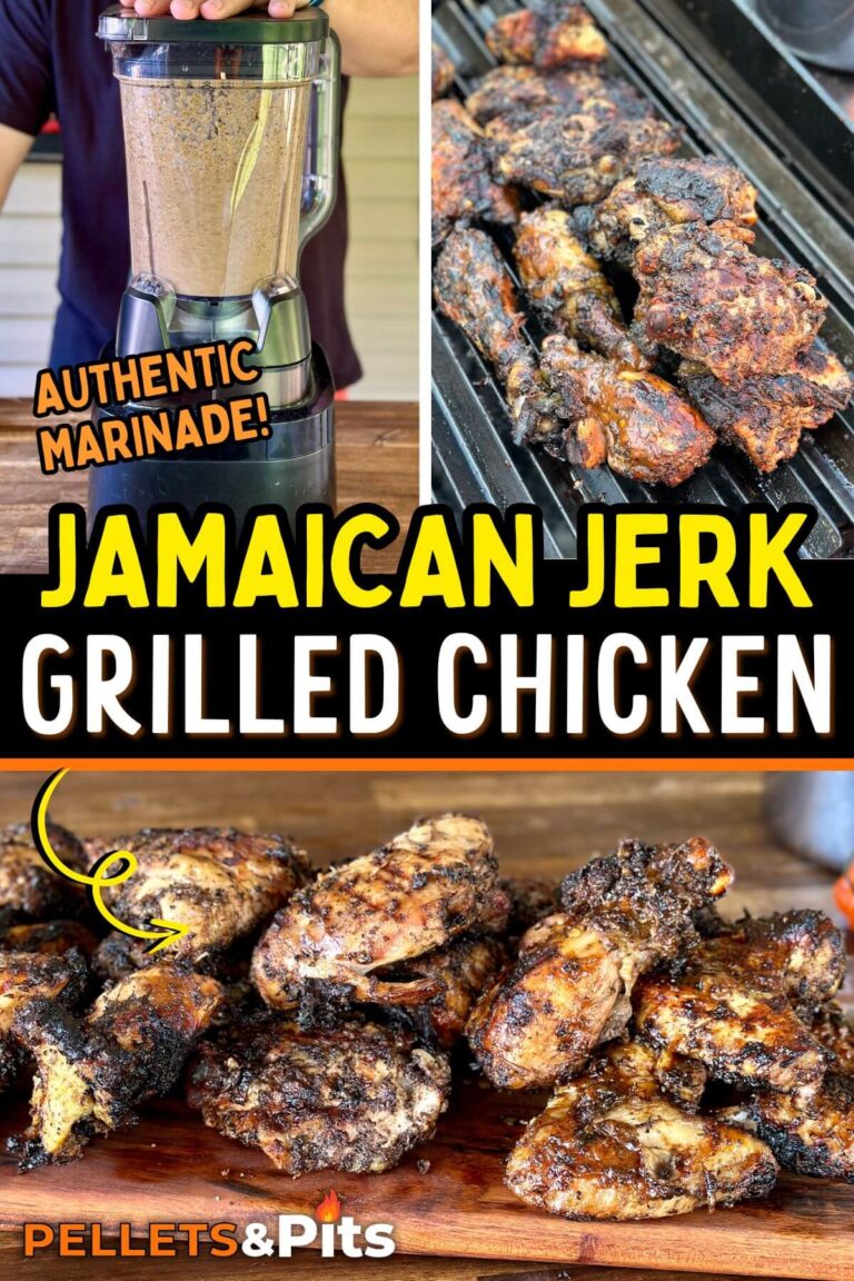 Grilled Jamaican Jerk Chicken with Homemade Marinade | Pellets and Pits