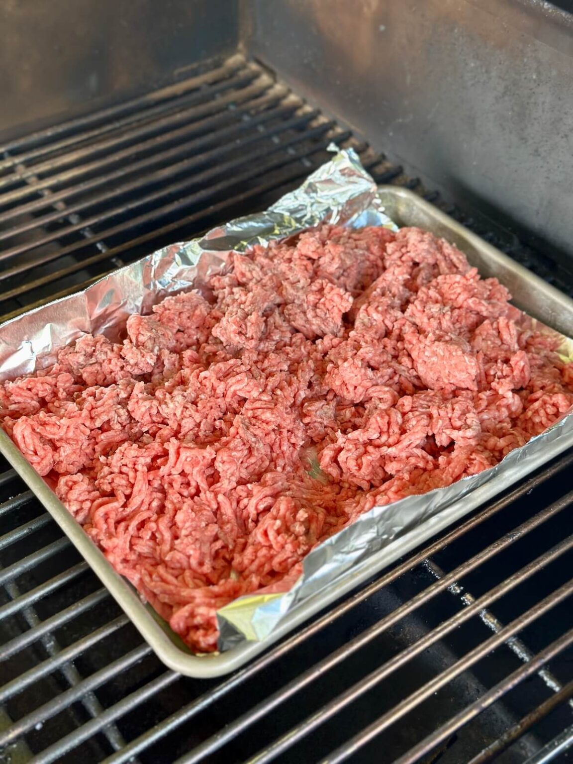 Texas Trash Dip with Ground Beef - Smoked Meaty Dip | Pellets and Pits