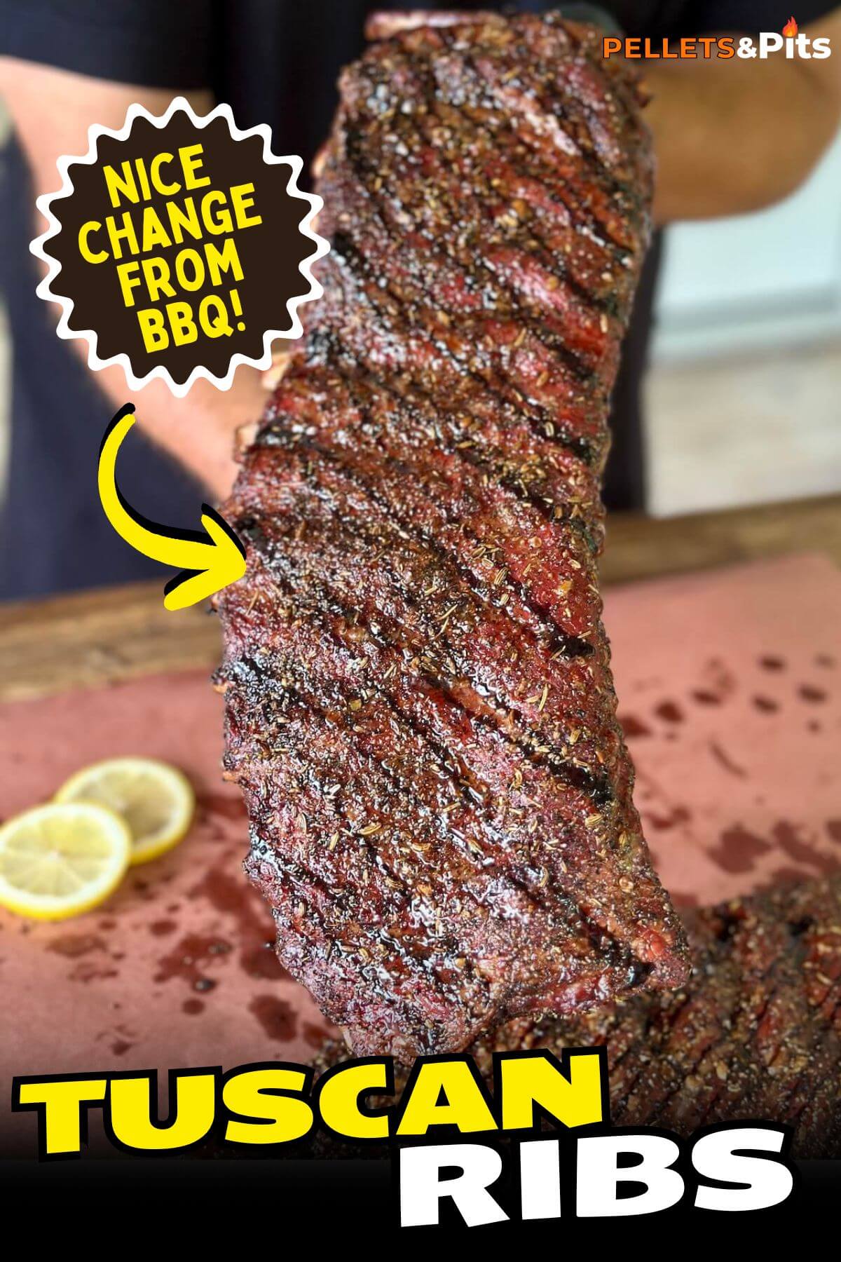 Tuscan Style Pork Spare Ribs (Rosticciana Recipe) | Pellets and Pits