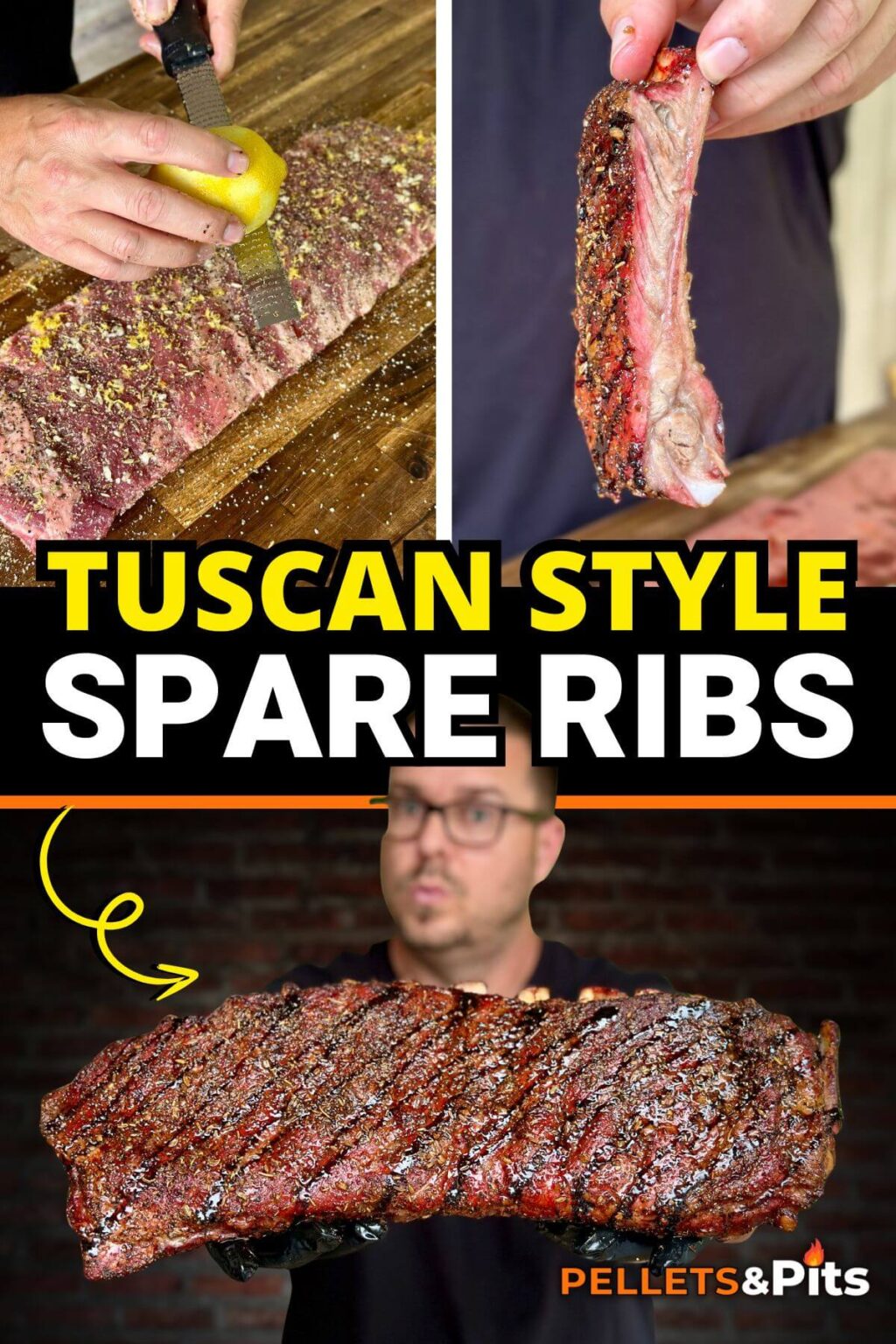 Tuscan Style Pork Spare Ribs (Rosticciana Recipe) | Pellets and Pits