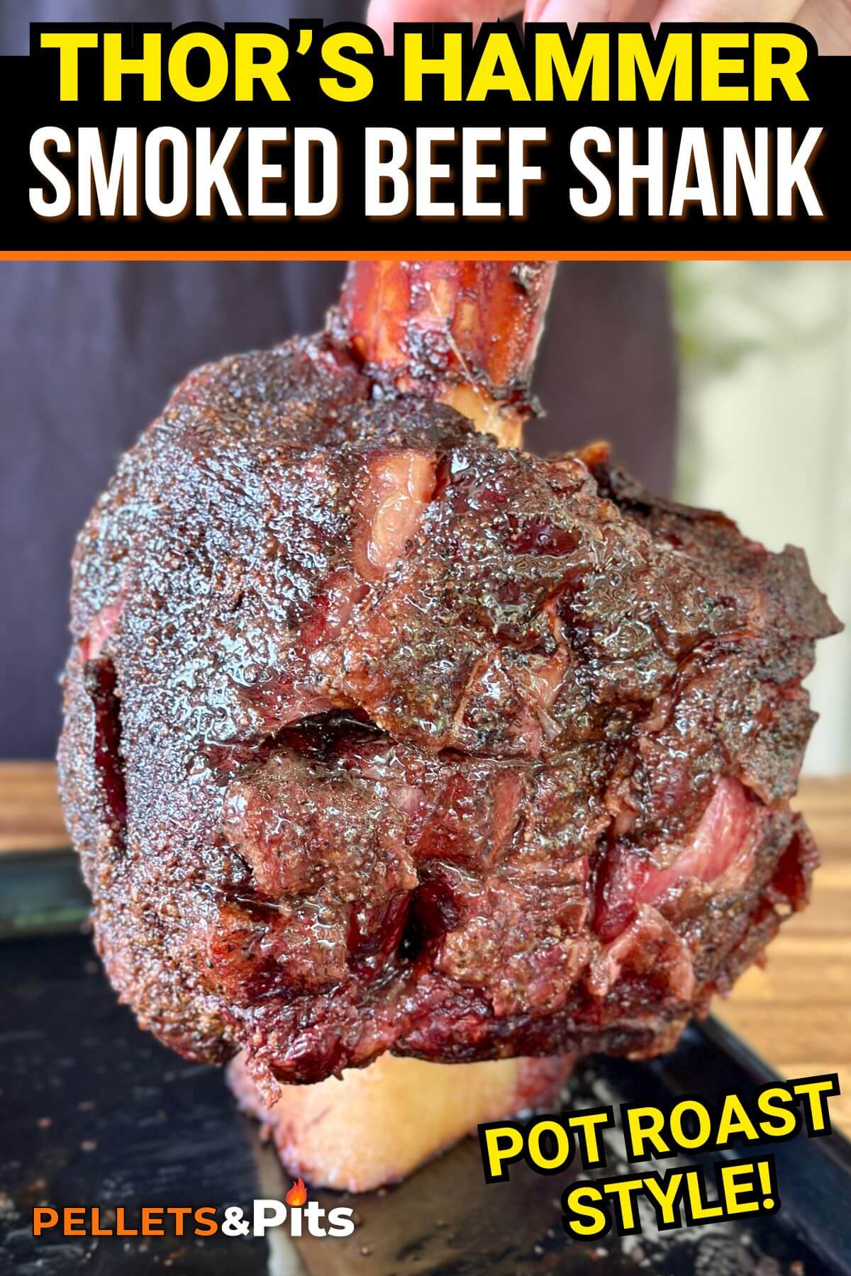 Smoked Beef Shank (aka Thor's Hammer) | Pellets and Pits
