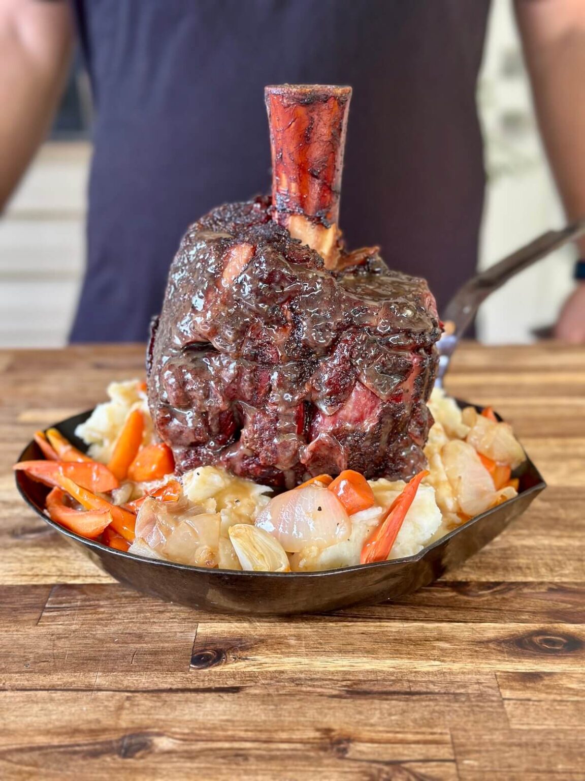 Smoked Beef Shank (aka Thor's Hammer) | Pellets and Pits