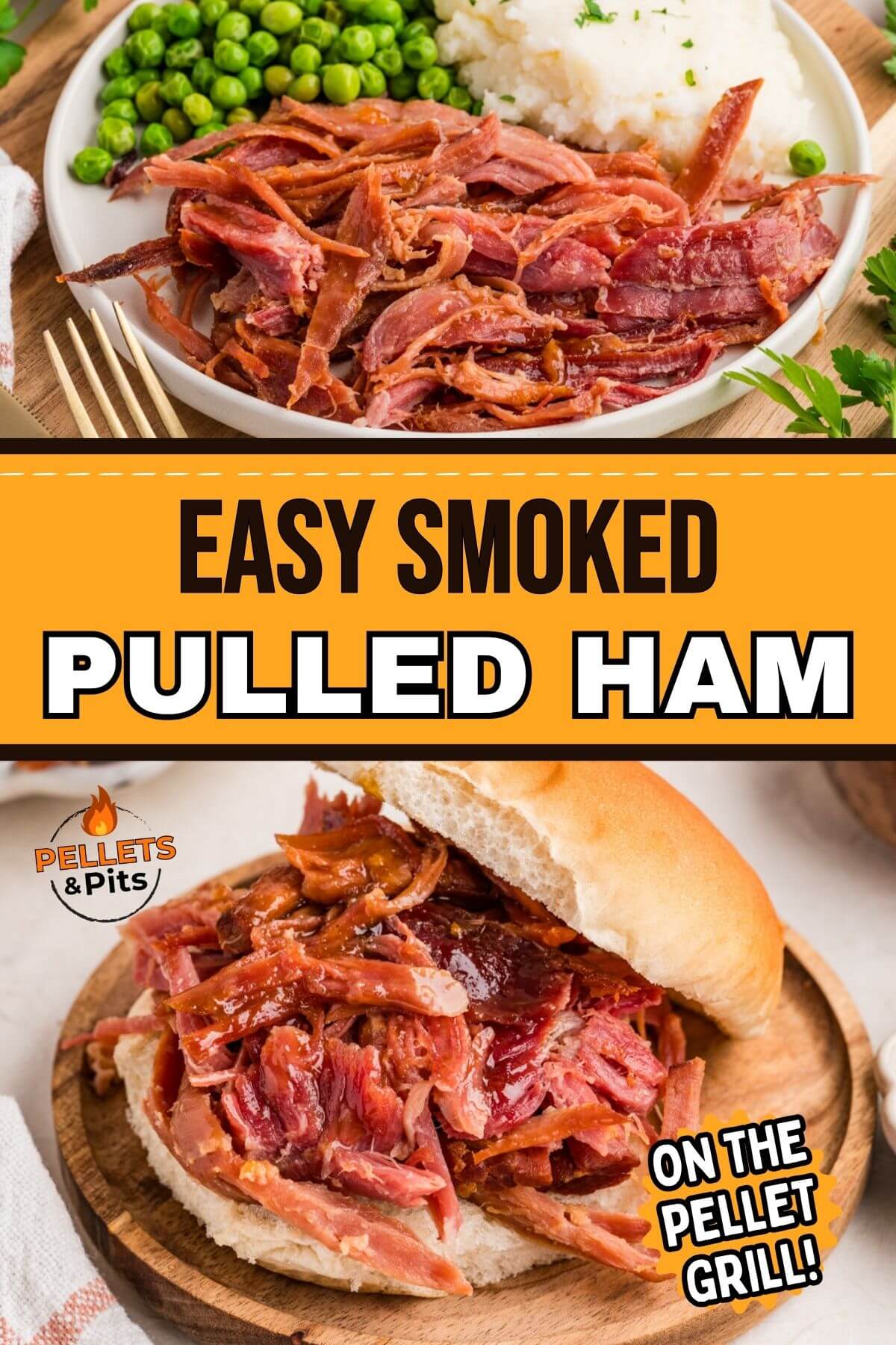 Smoked Pulled Ham | Pellets and Pits